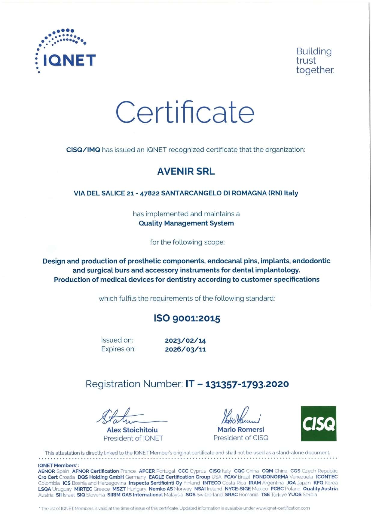 Kernos Sistema Implantare